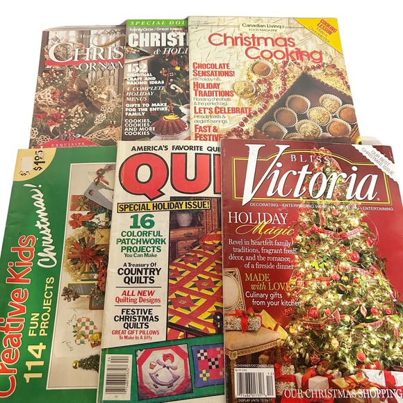 Better Homes And Gardens | Accents | Vintage Christmas Magazines Quilt ...